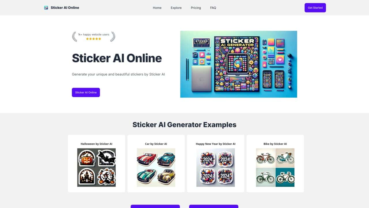 Sticker AI Online | Create Custom Stickers from Selfies! | Futureen