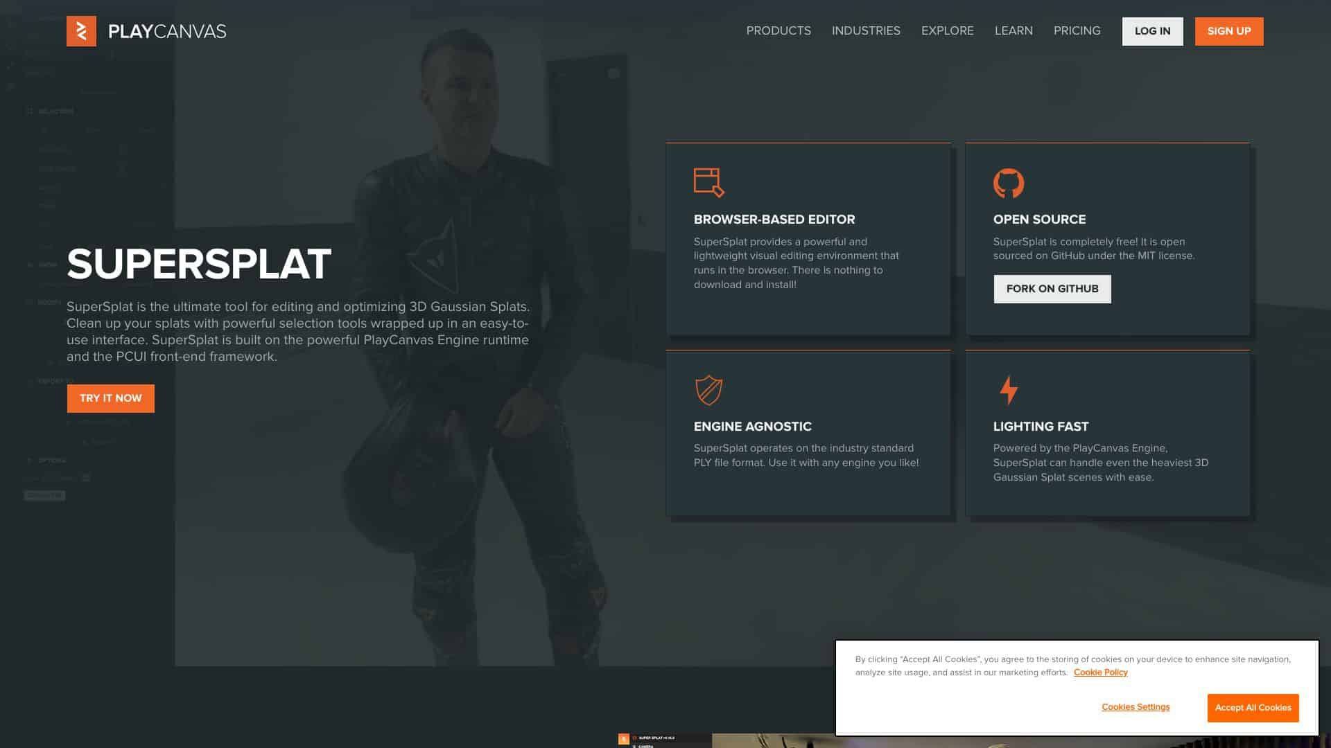 SuperSplat | Create HTML5 Visualizations and Games | Futureen