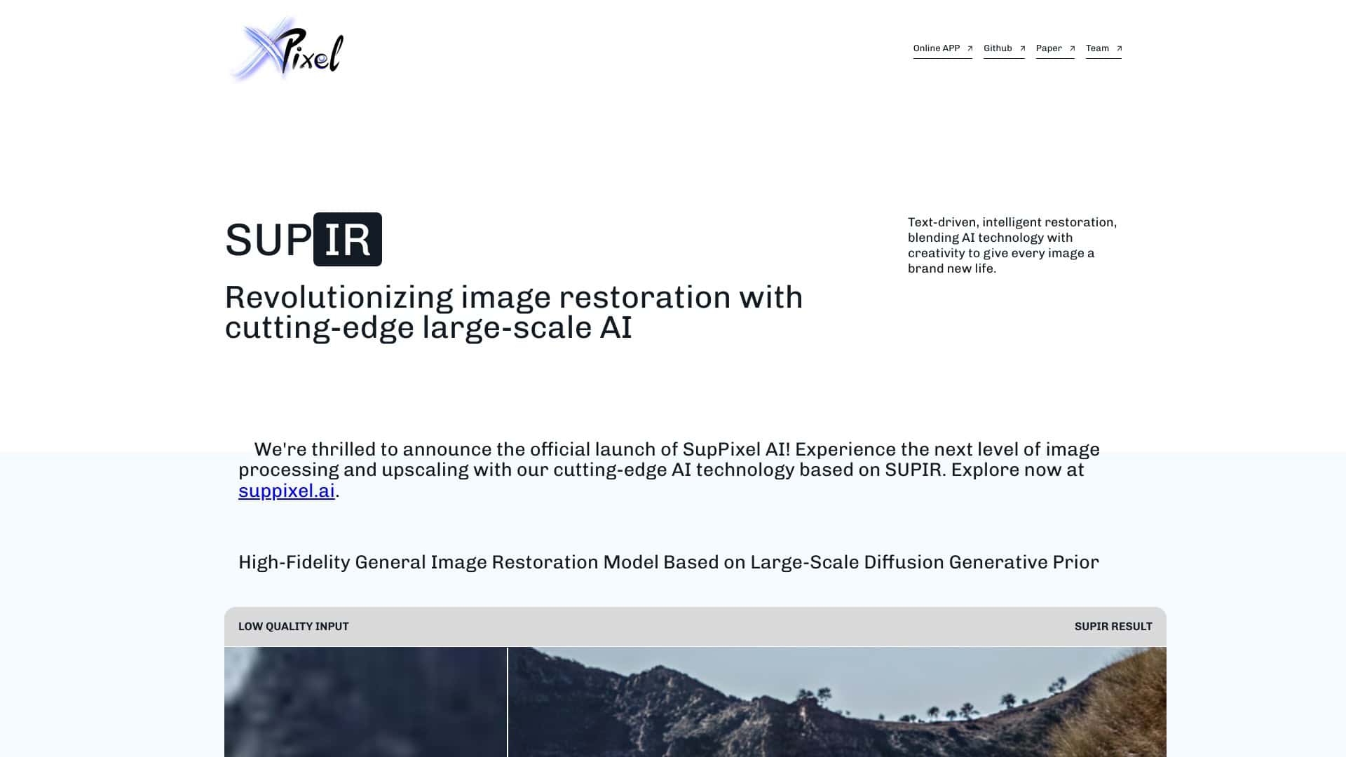 Supir | Intelligent Image Restoration for Stunning Results! | Futureen