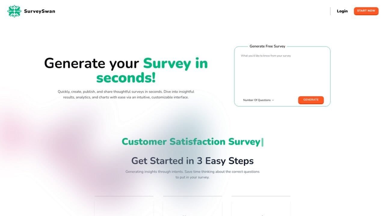SurveySwan | AI Surveys for Smart Insights | Futureen