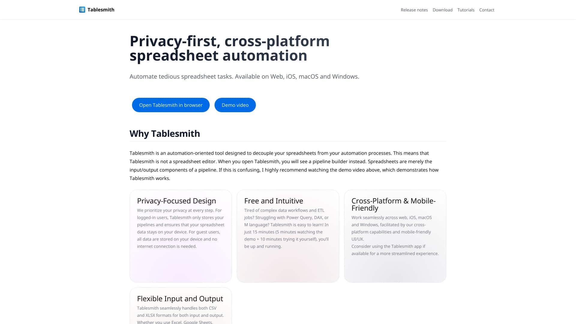 Tablesmith | Simplify and Automate Your Spreadsheets! | Futureen