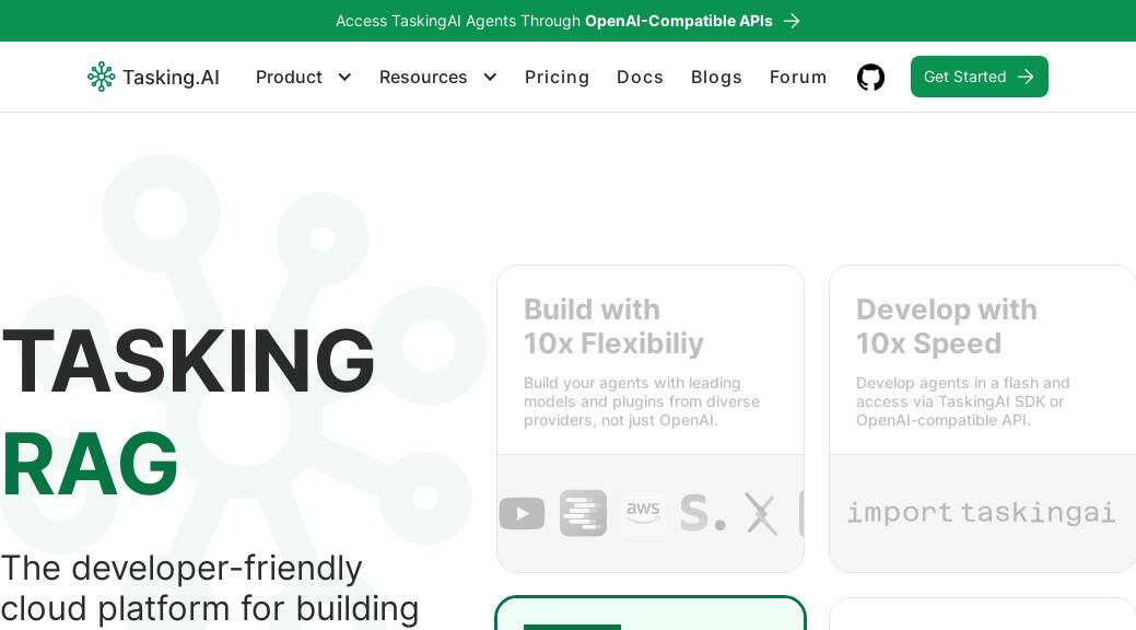TaskingAI | Unlock Easy AI Development Today! | Futureen