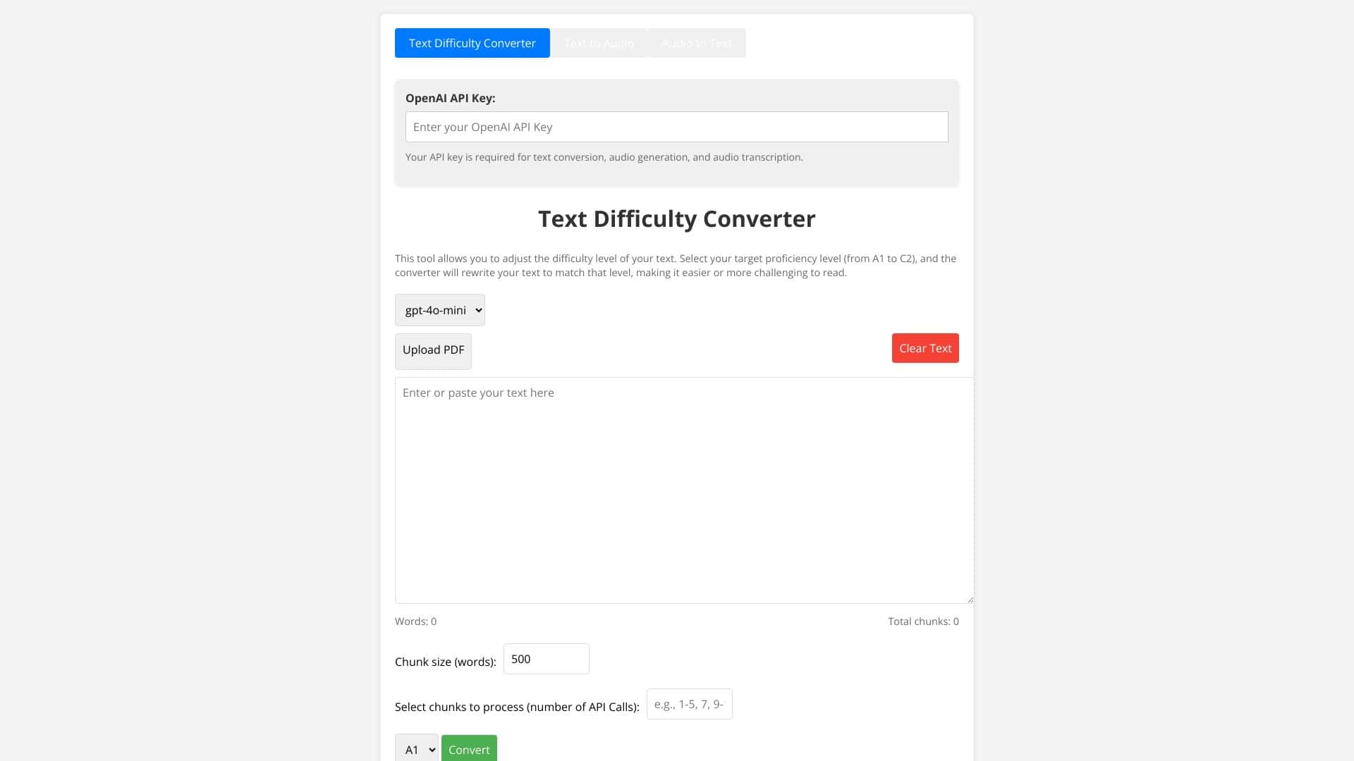 Text Difficulty Converter | Adjust Text Complexity for Clarity | Futureen