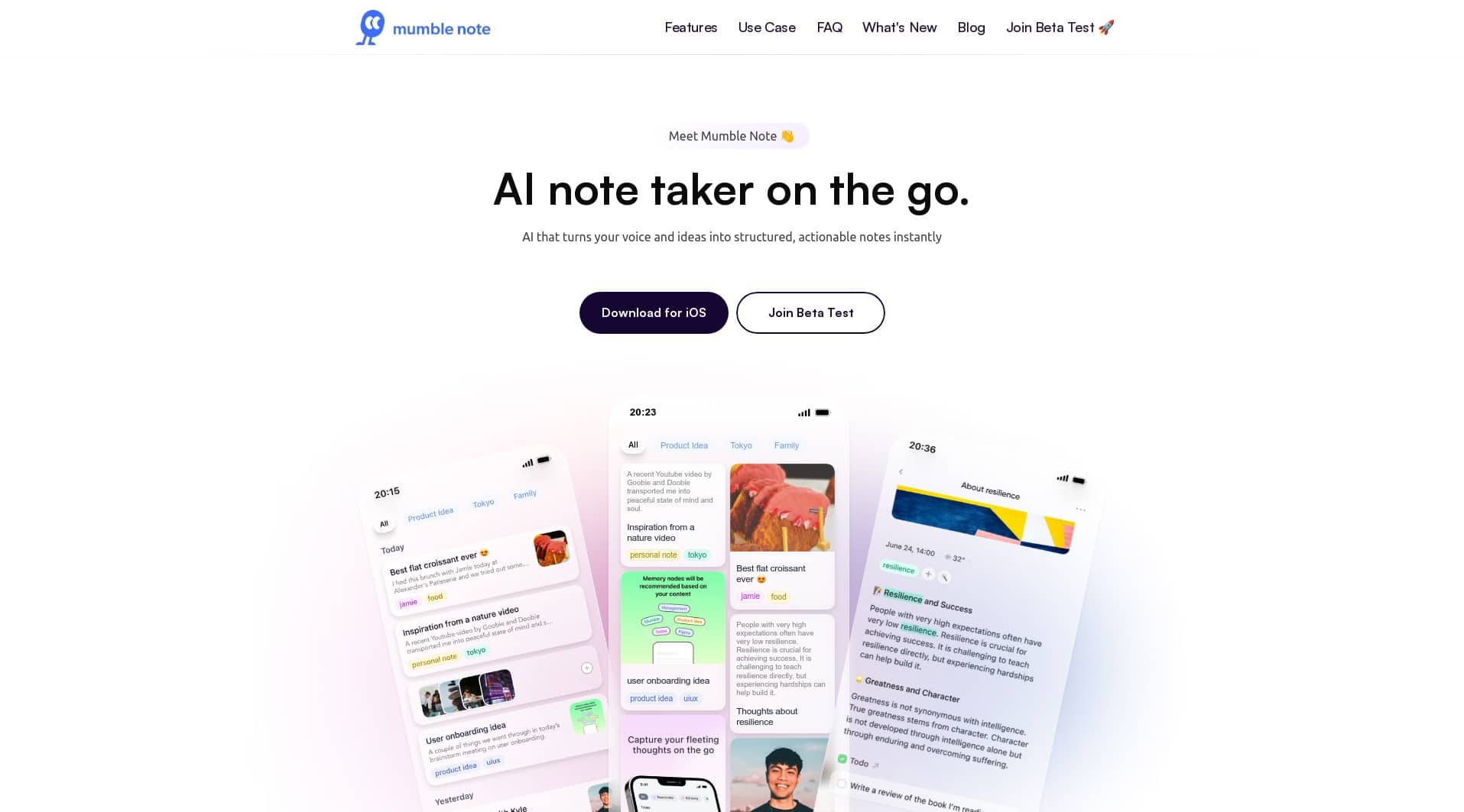 Mumble App | Turn Your Voice into Actionable Notes Instantly | Futureen