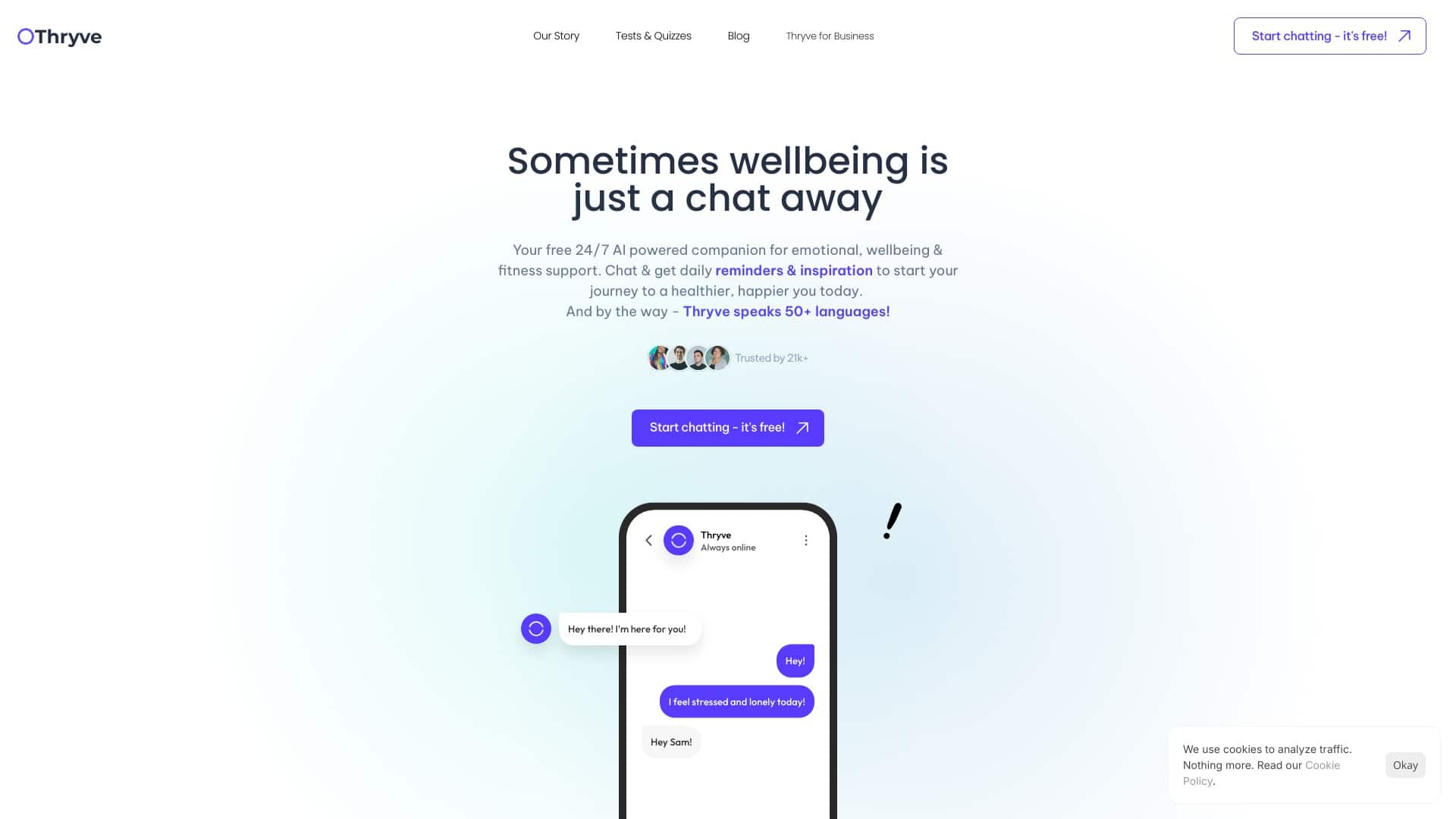Thryve | Your 24/7 AI Wellness Coach for a Healthier You | Futureen