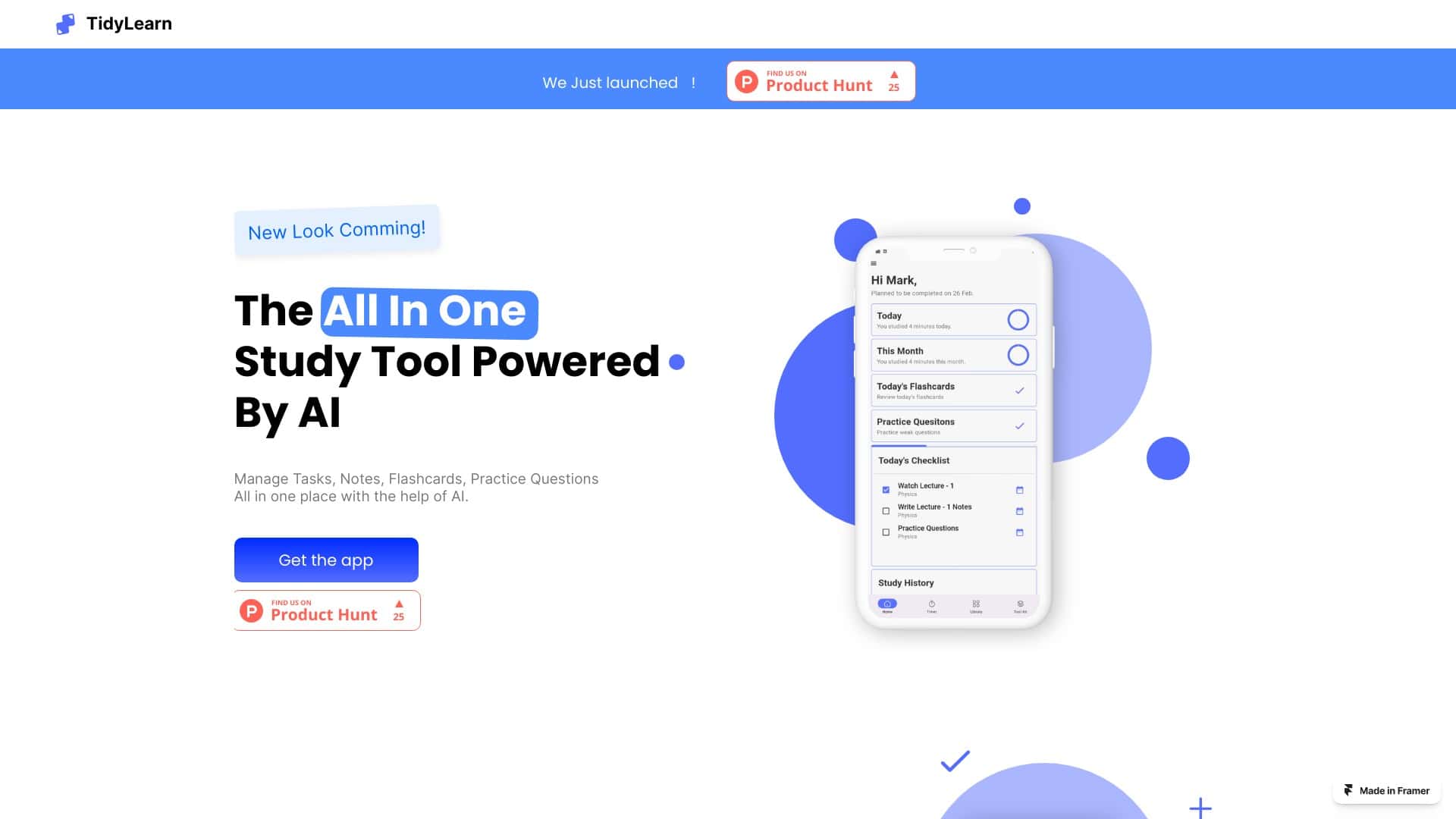 TidyLearn | Your All-in-One AI Study Companion | Futureen