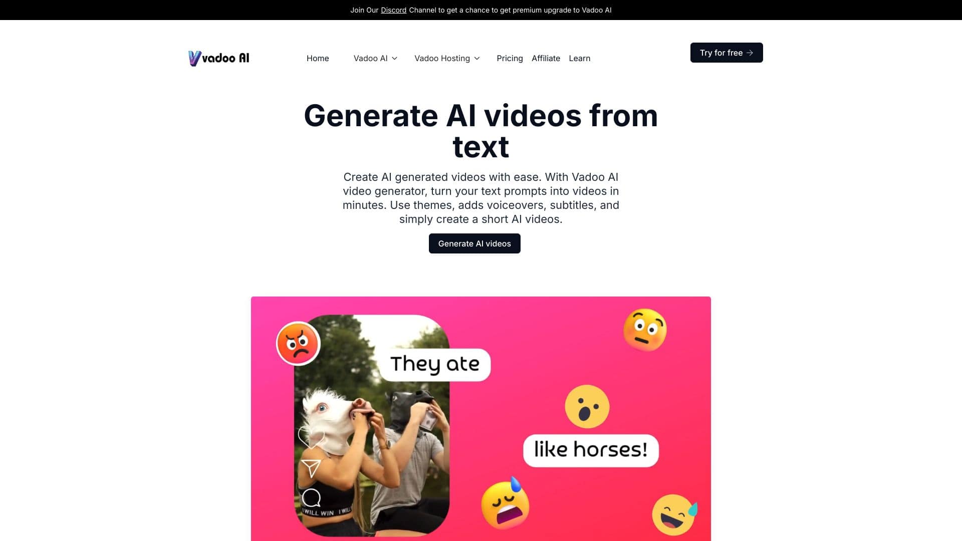 Vadoo AI Video Maker | Futureen