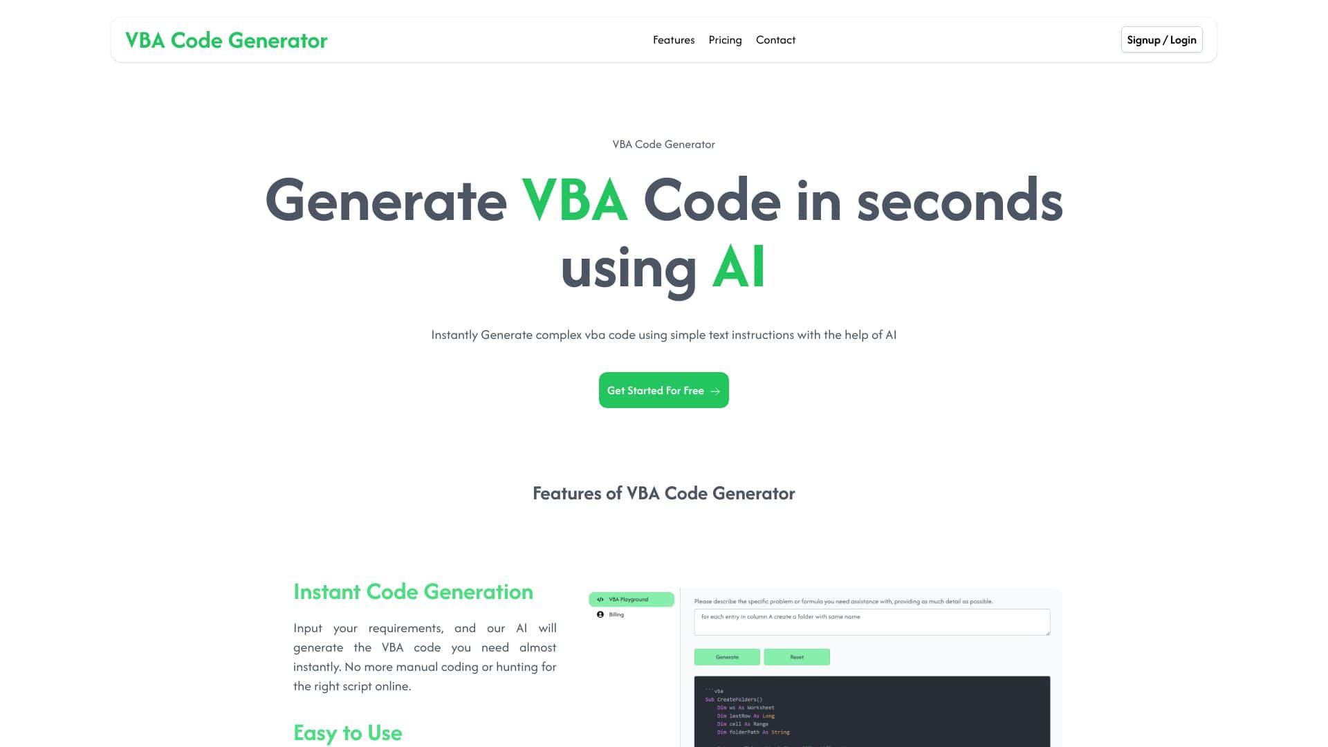 VBA Code Generator | Automate Excel and Office Tasks with AI | Futureen
