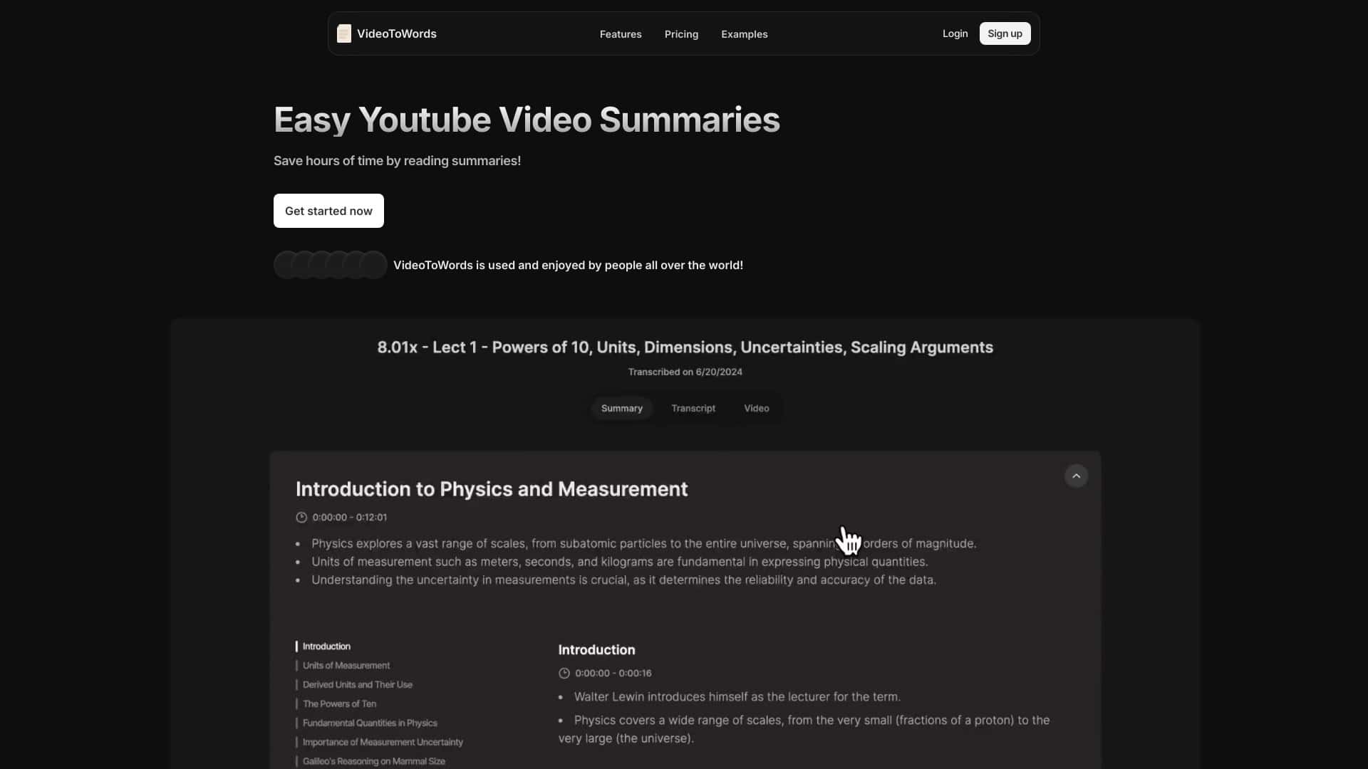 VideoToWords | Transform Videos into Effortless Text & Insights | Futureen