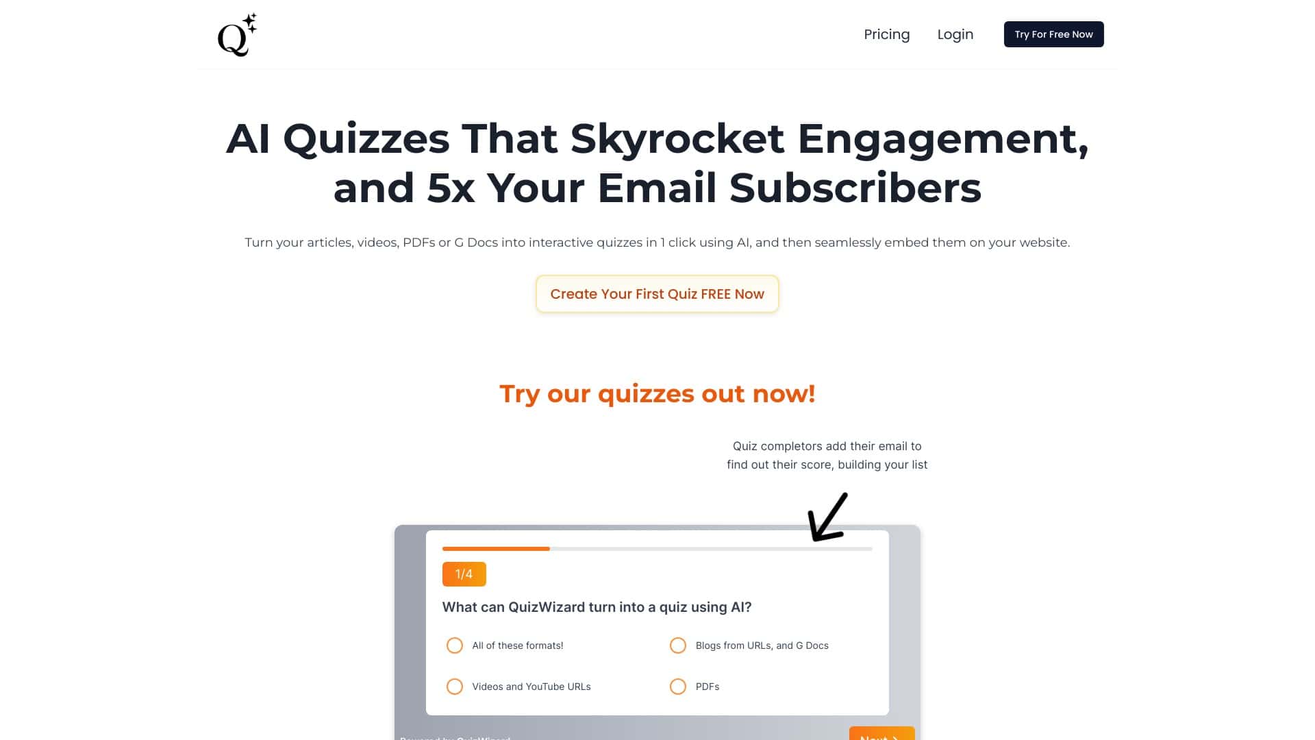 VidToQuiz | Transform Videos into Interactive Quizzes Instantly! | Futureen