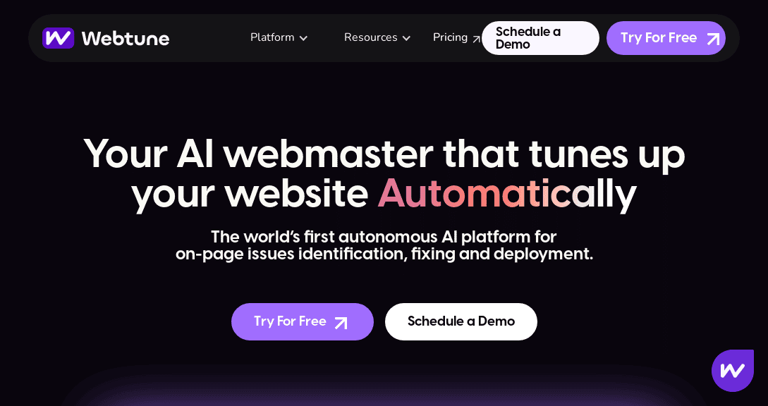 Webtune AI | Optimize Your Website with One Click! | Futureen