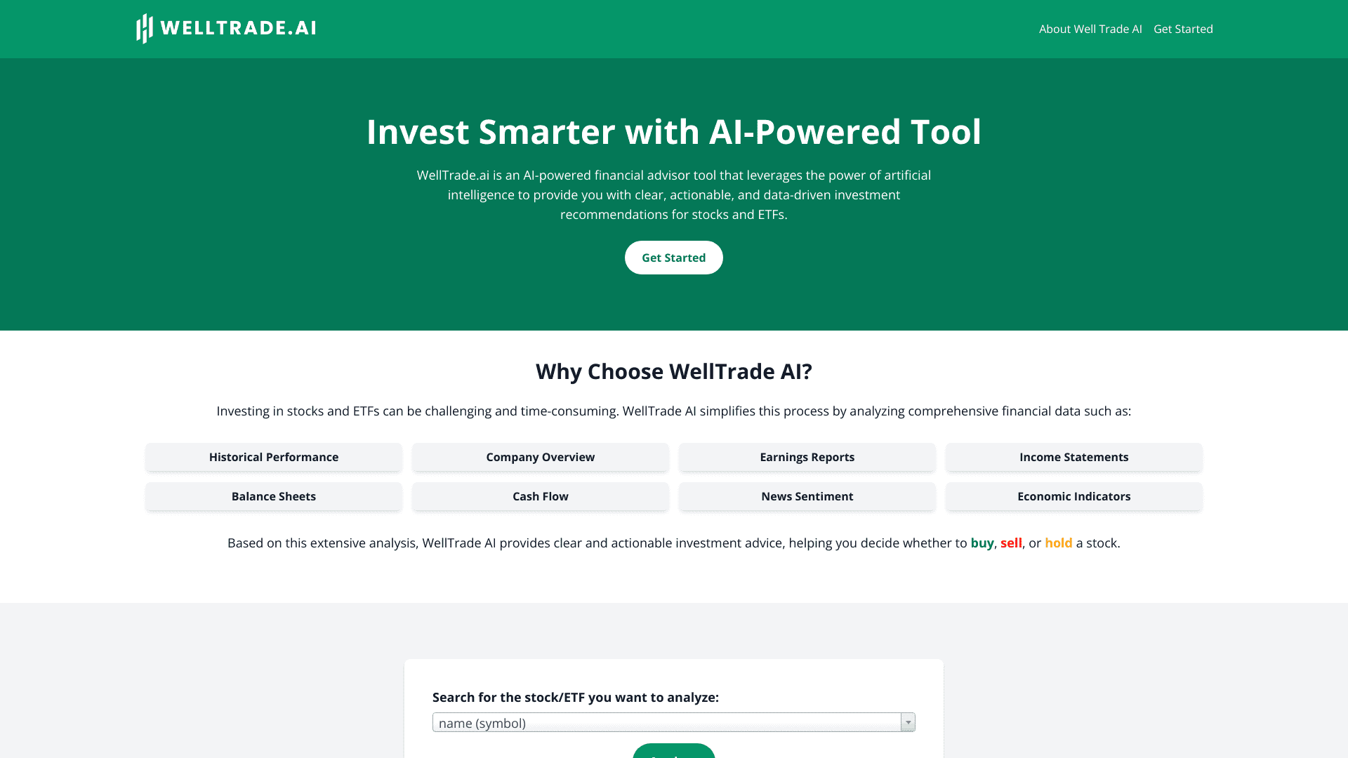 Well Trade AI | Smart Investment Insights Made Easy | Futureen