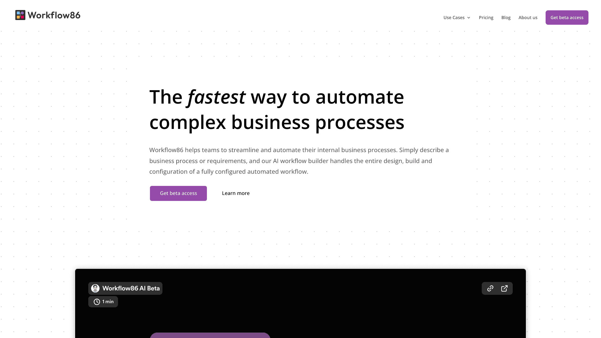 Workflow86 | AI Workflow Automation for Businesses | Futureen