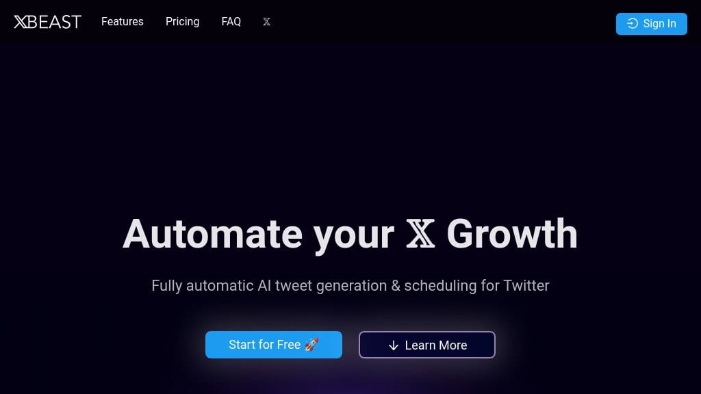 X Beast | Automate Your Twitter Growth Efficiently | Futureen