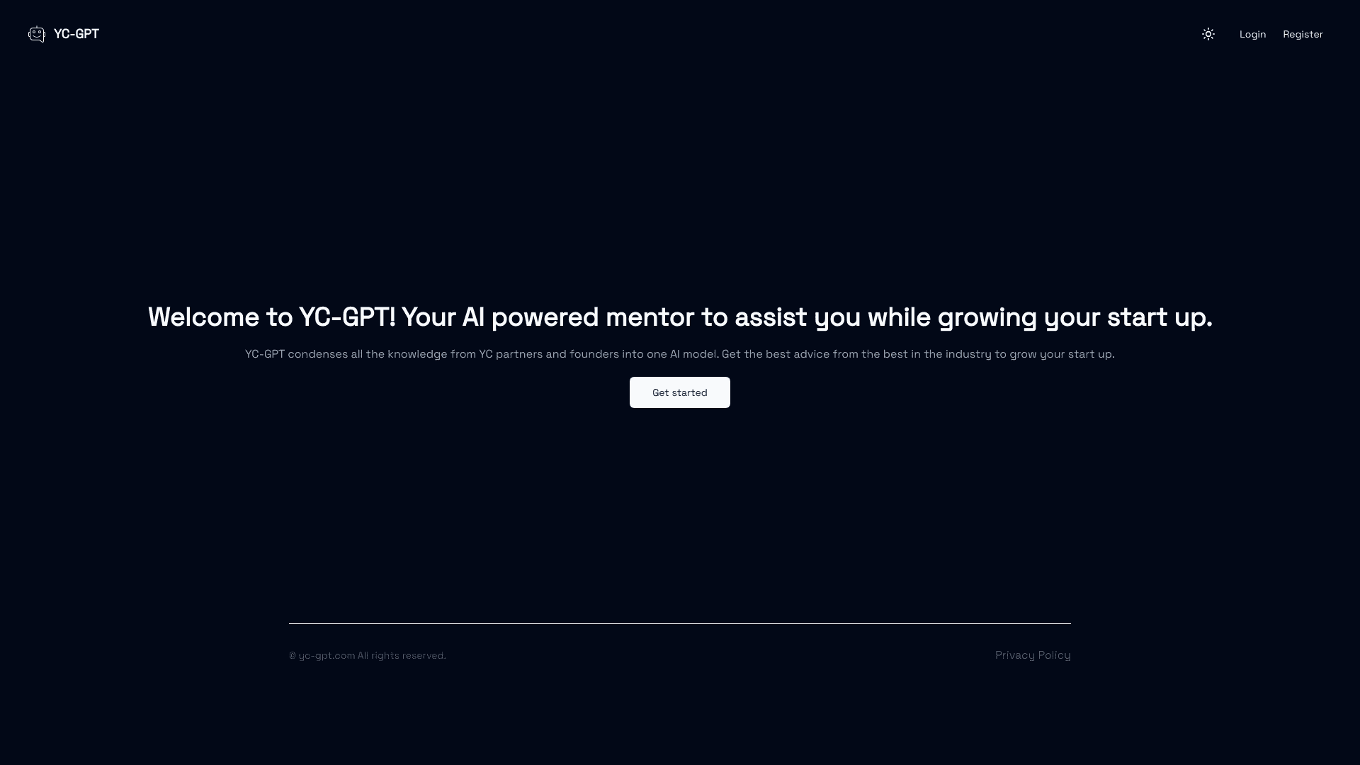 YC-GPT | Your Smart AI Mentor for Y Combinator Applications | Futureen