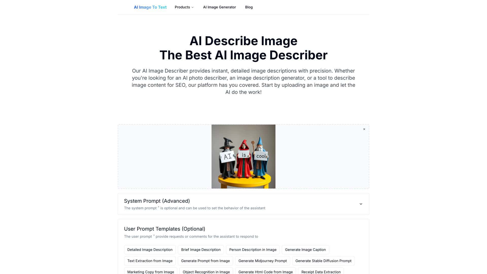 AI Image to Text | Image Descriptions in Seconds | Futureen
