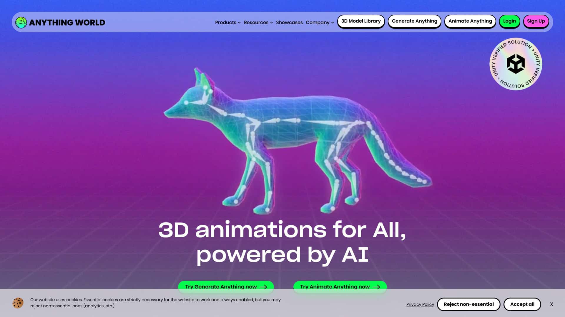 Anything World | Transform 3D Models with AI Animation | Futureen