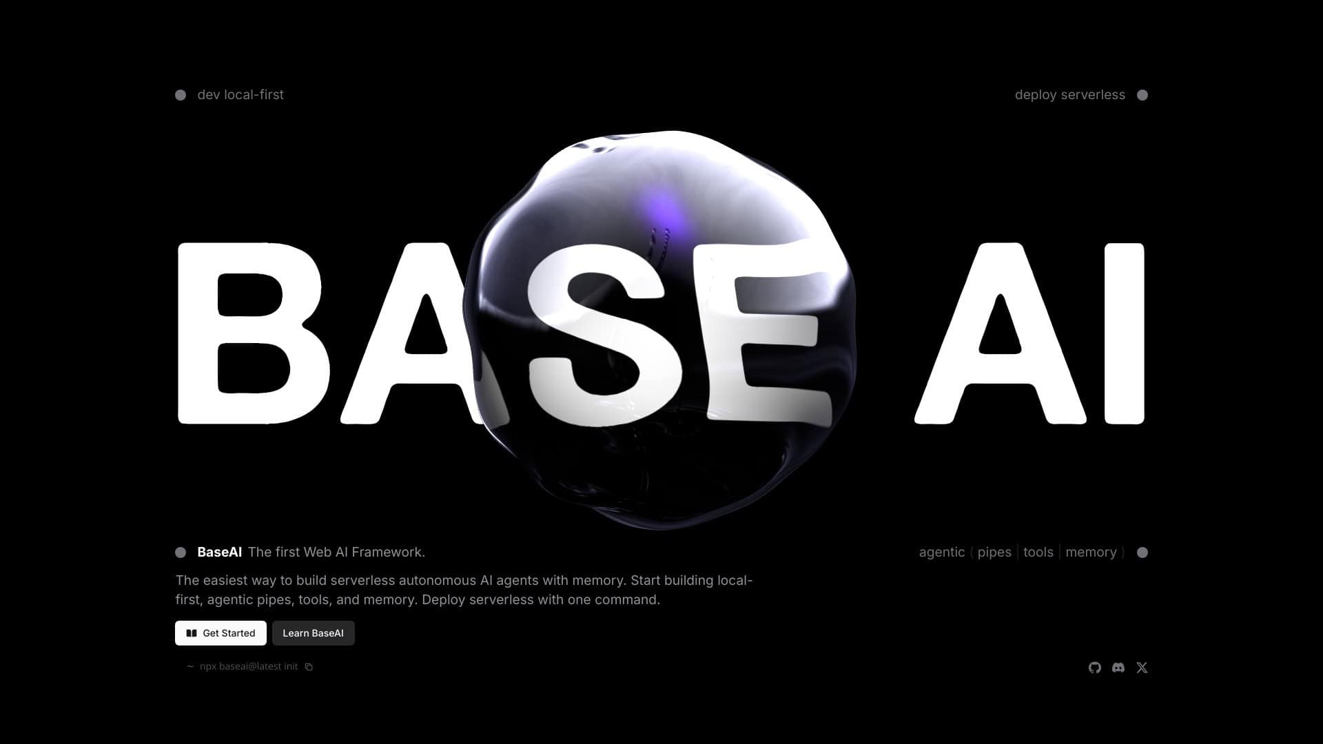 BaseAI | Simplify AI Development with Memory Agents | Futureen