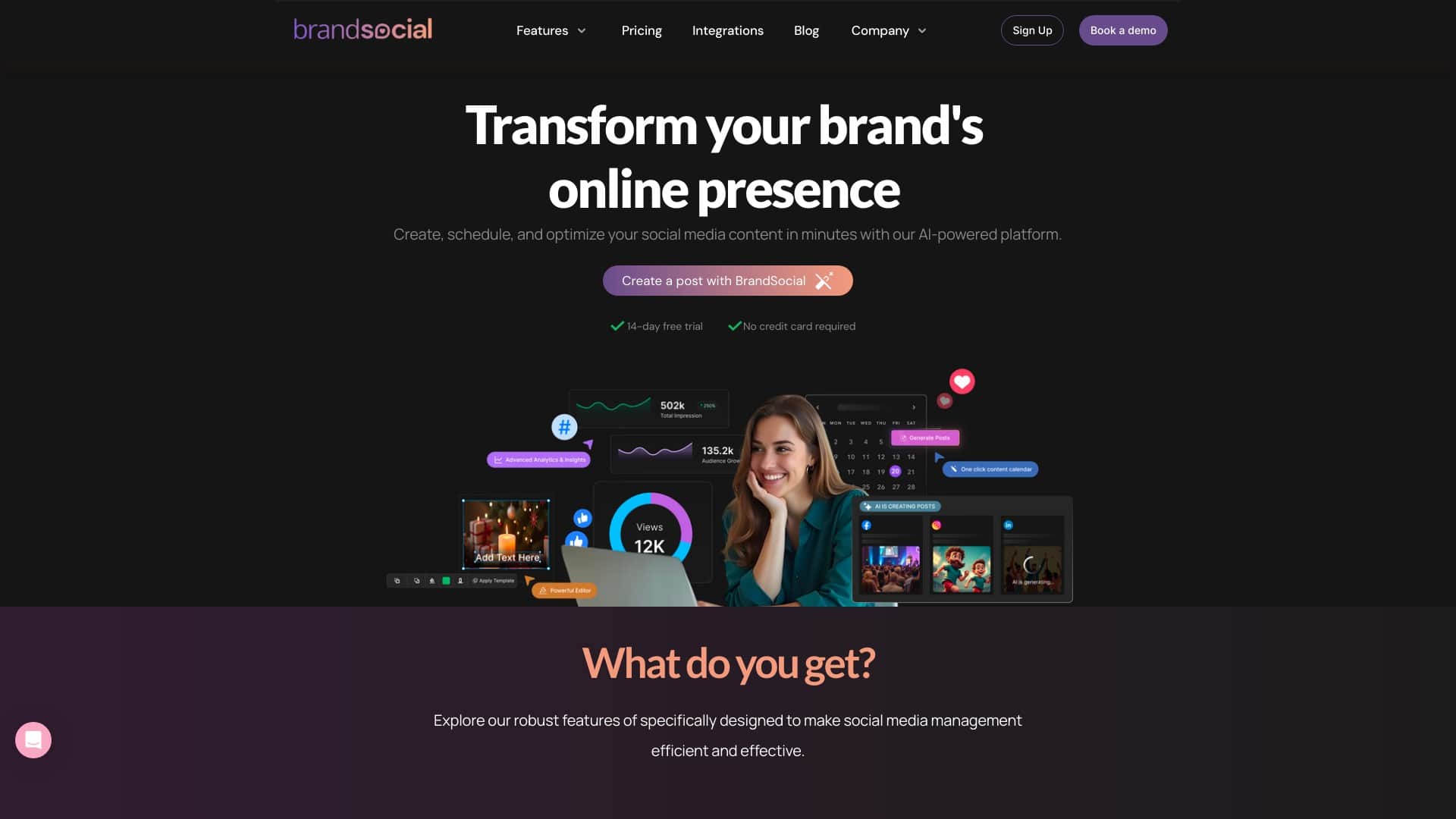BrandSocial | Simplify Social Media Management with AI Tools | Futureen