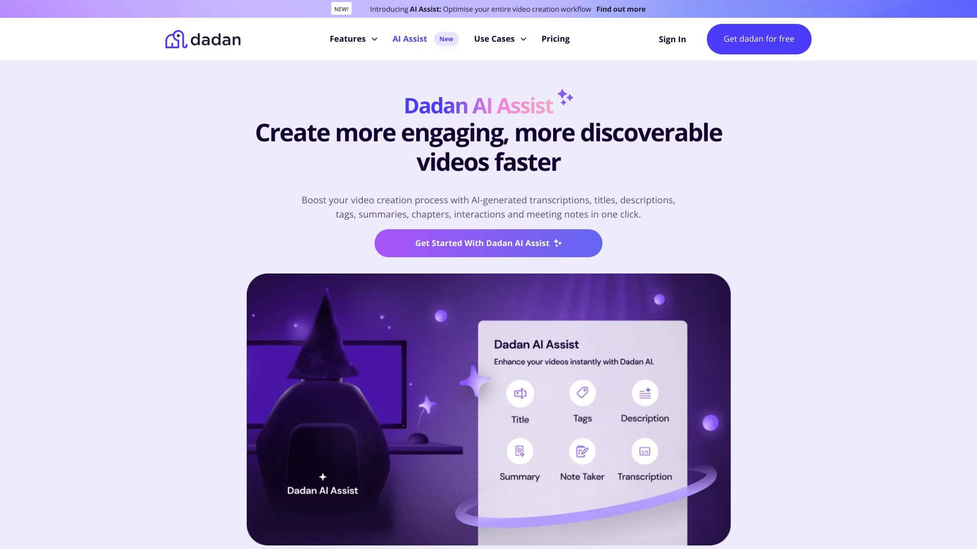 Dadan AI Assist | Create Engaging Videos with Ease | Futureen