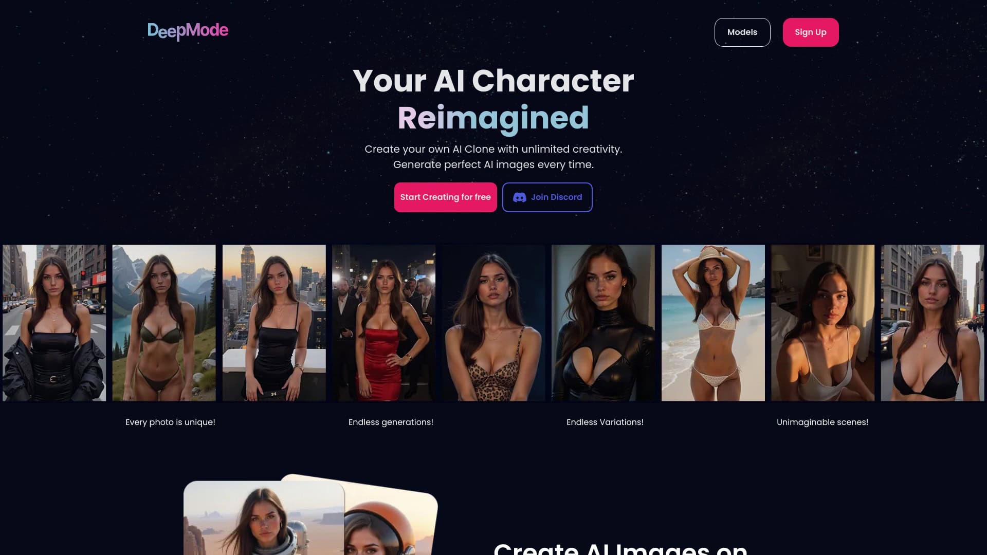 DeepMode | Create Personalized AI Art & Digital Clones | Futureen