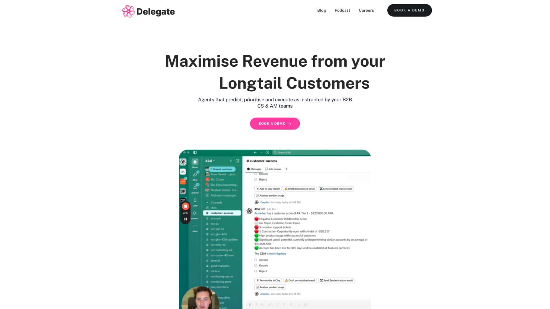 Delegate | Transform Customer Success with AI Insight Tools | Futureen