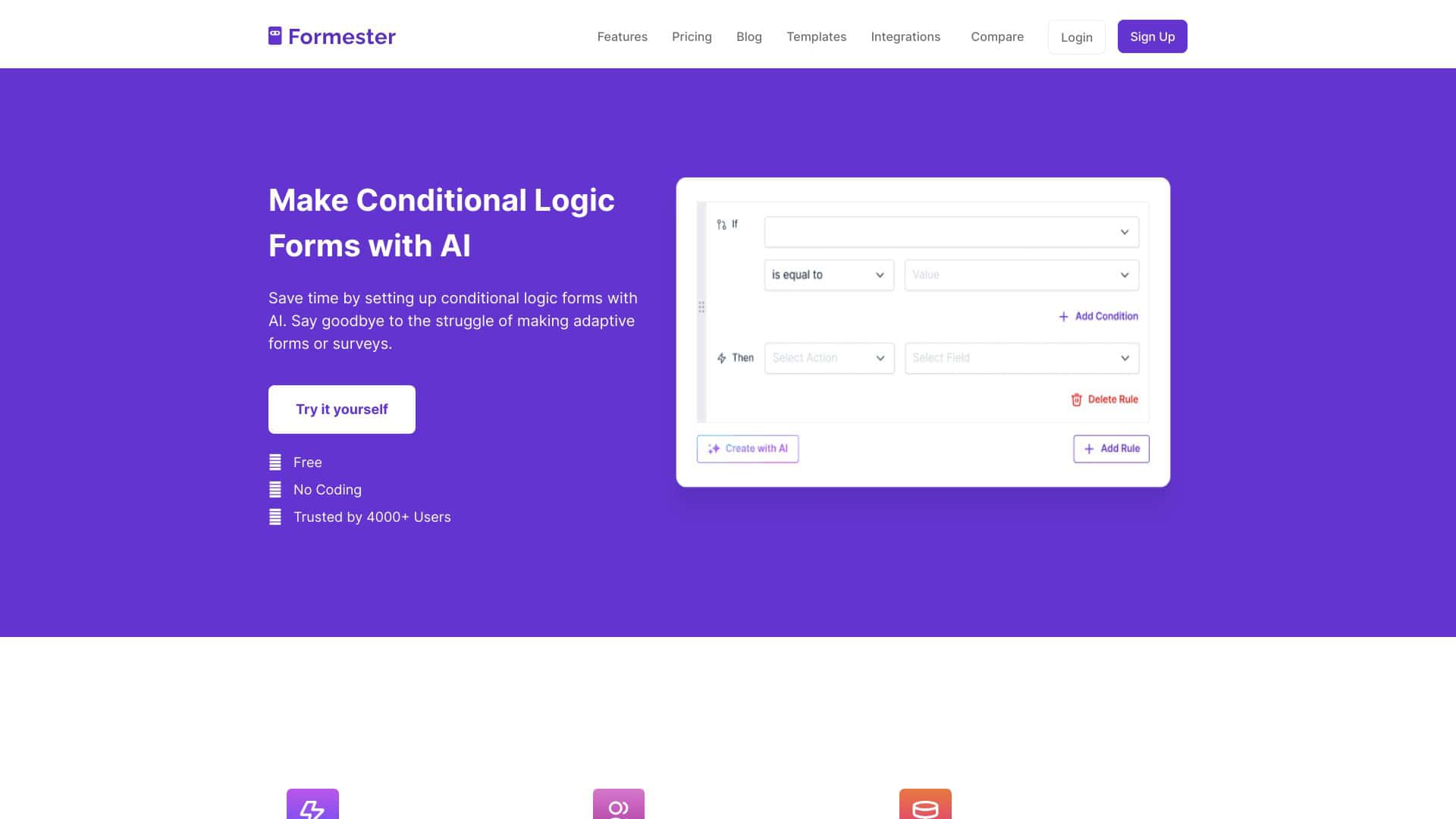 Formester | Streamline Form Creation with AI Logic Tools | Futureen