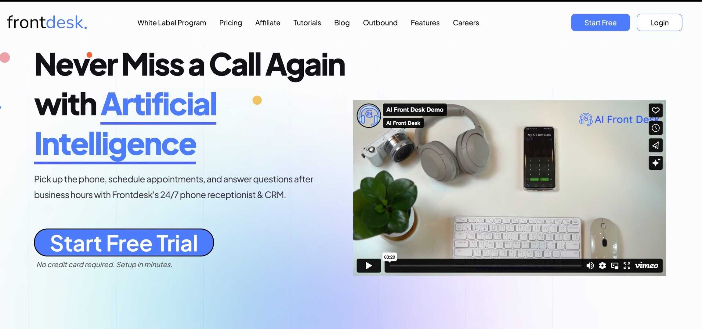 FrontDesk | Boost Your Business with AI Receptionist | Futureen
