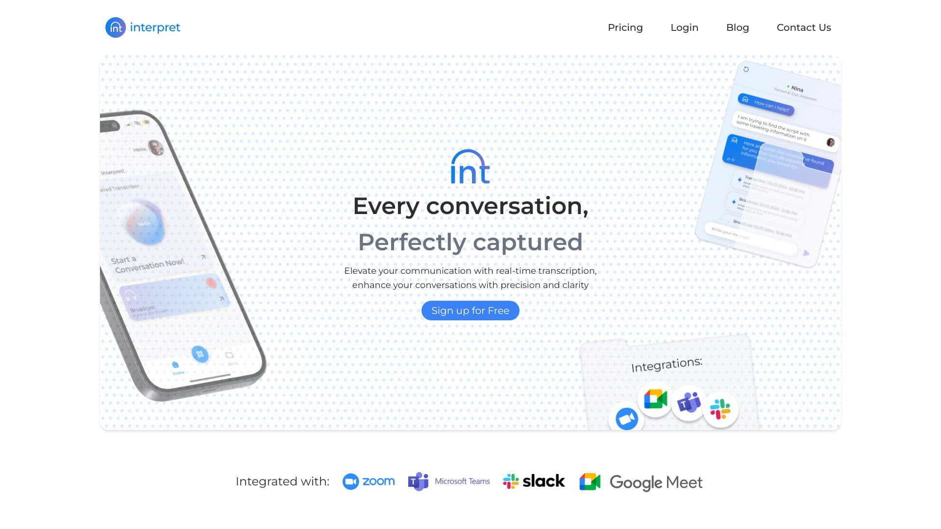 Interpret AI | Notetaker and Translator | Futureen