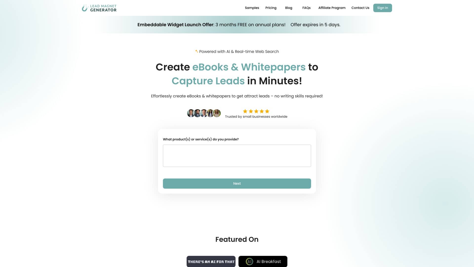Lead Magnet Generator | Create High-Converting Leads Easily | Futureen