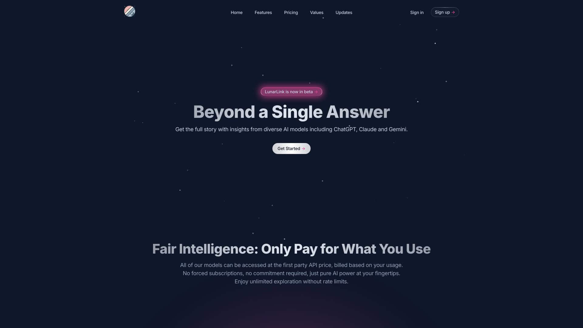 LunarLink | Compare AI Models for Smarter Insights! | Futureen