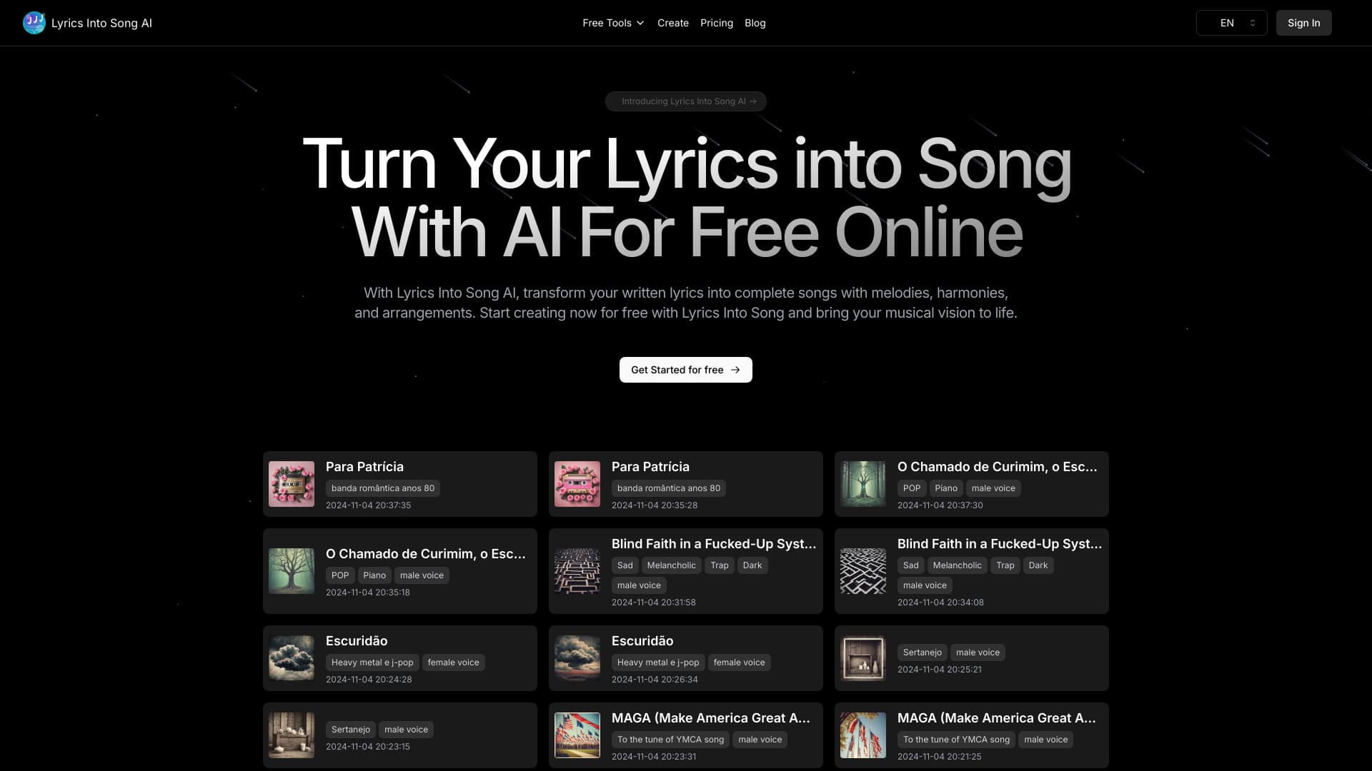 Lyrics Into Song AI | Turn Your Words into Unique Songs | Futureen