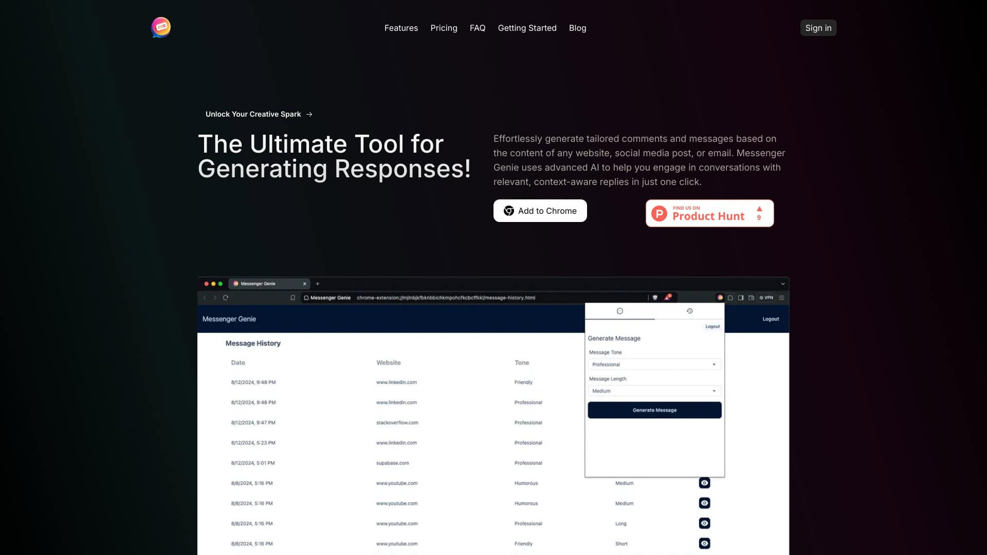 Messenger Genie | Elevate Online Engagement Instantly | Futureen