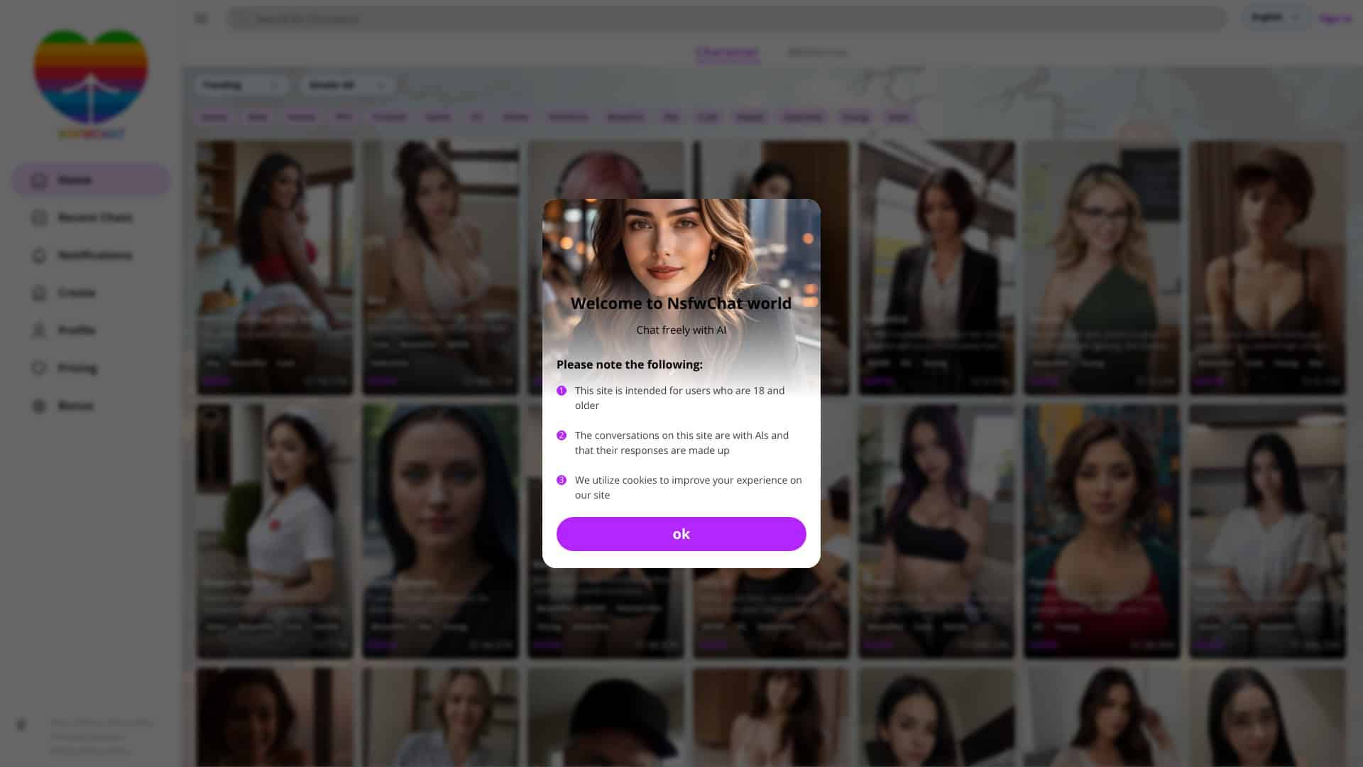 NsfwChat | Explore Fantasies with AI Characters | Futureen