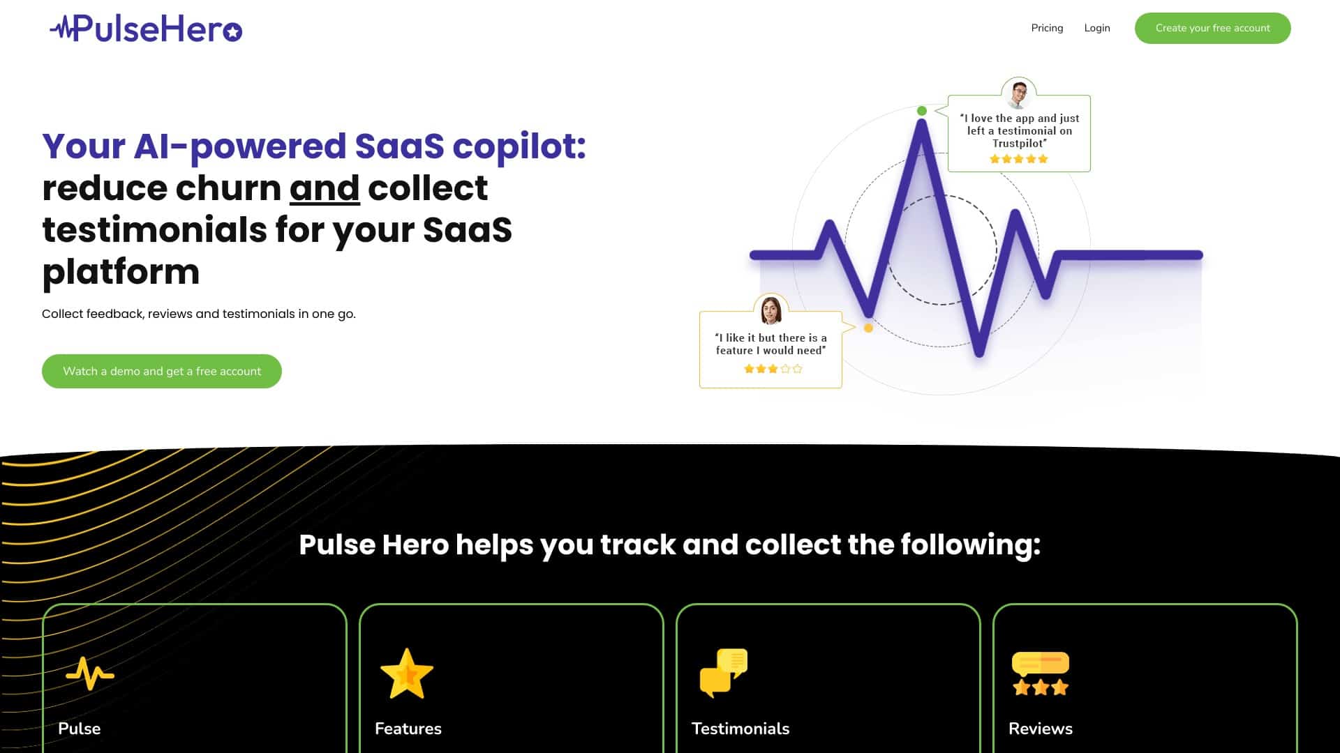 Pulse Hero | Streamline User Feedback for SaaS Success | Futureen