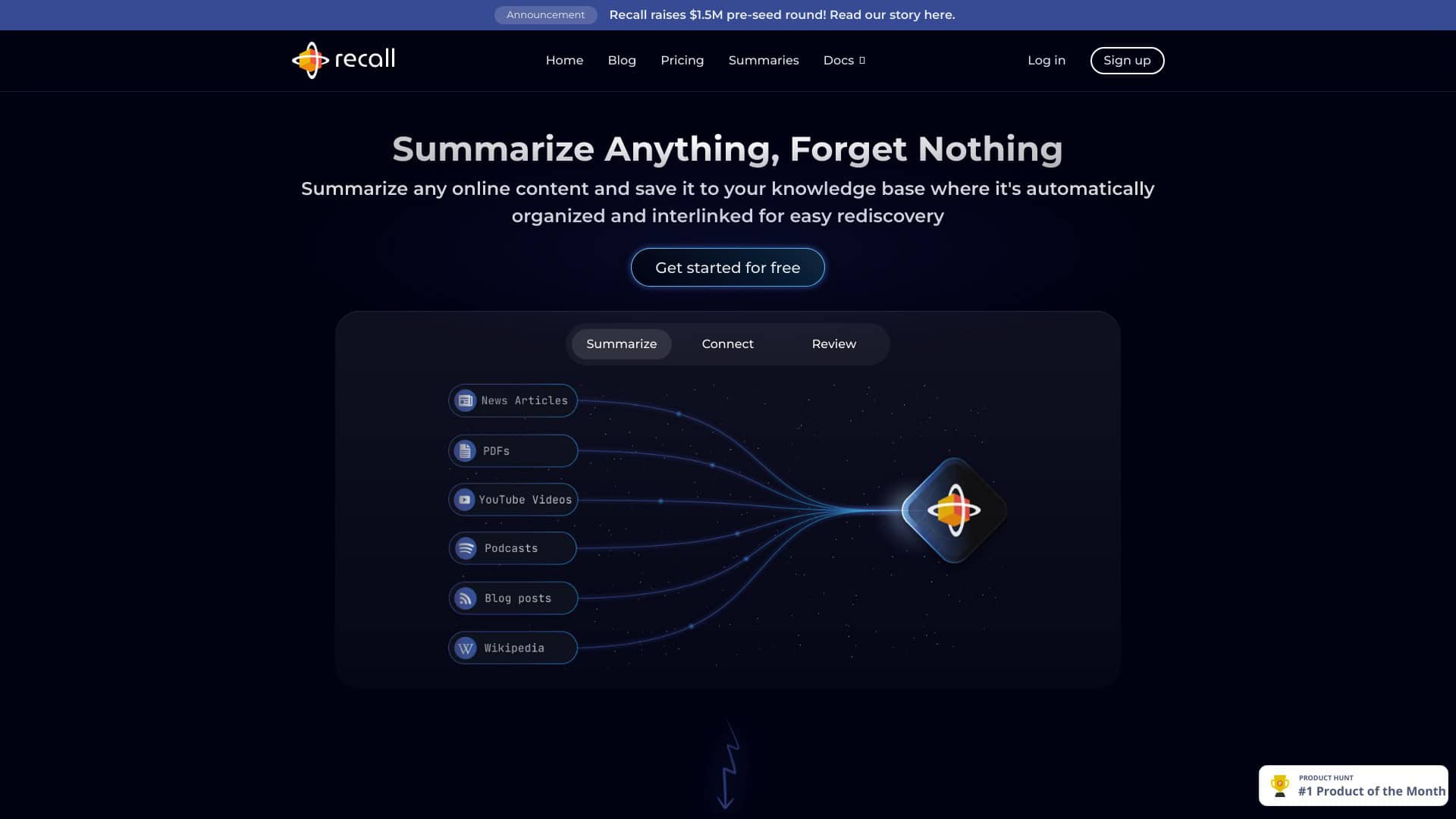 Recall | Organize Knowledge with Ease | Futureen