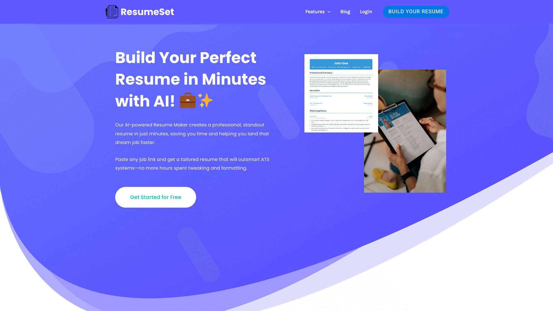 ResumeSet | Create Tailored Resumes for Free! | Futureen