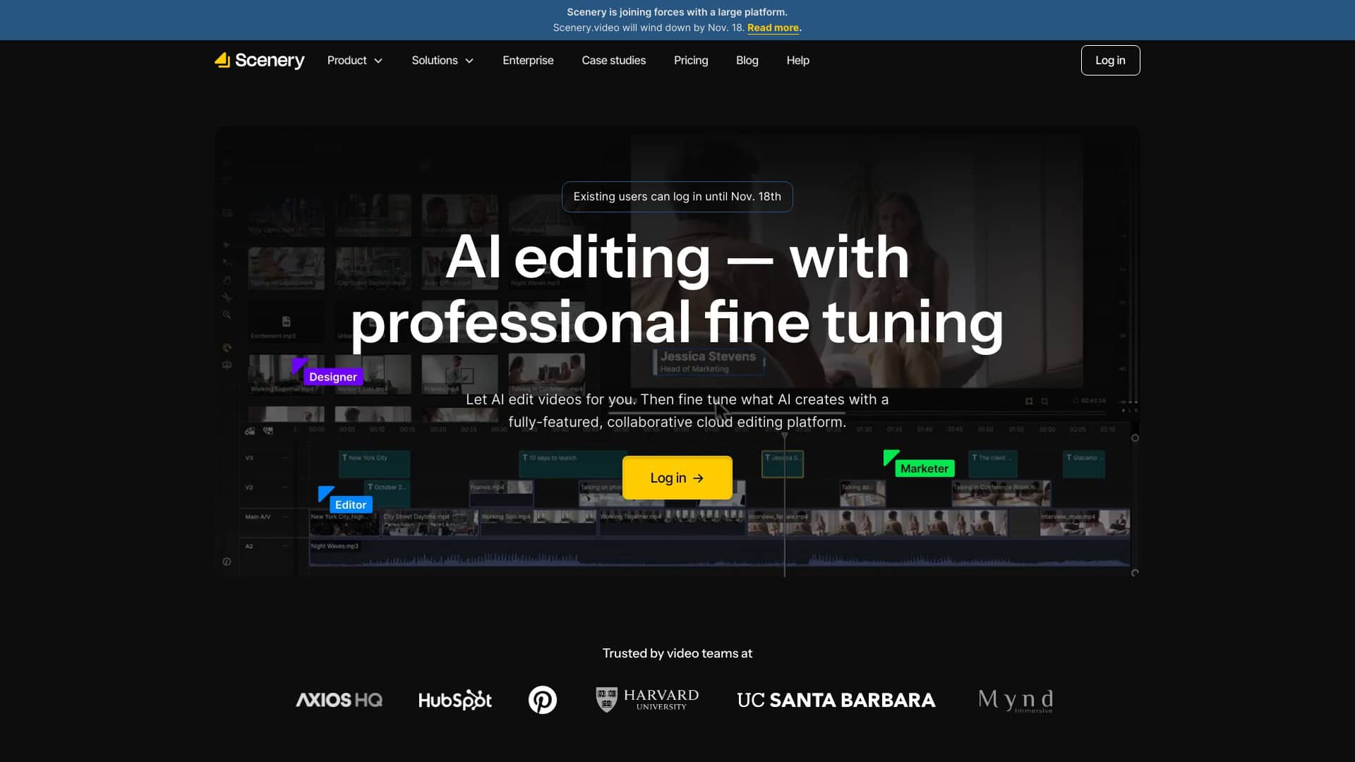 Scenery.video | Enhance Team Video Editing with AI Power | Futureen