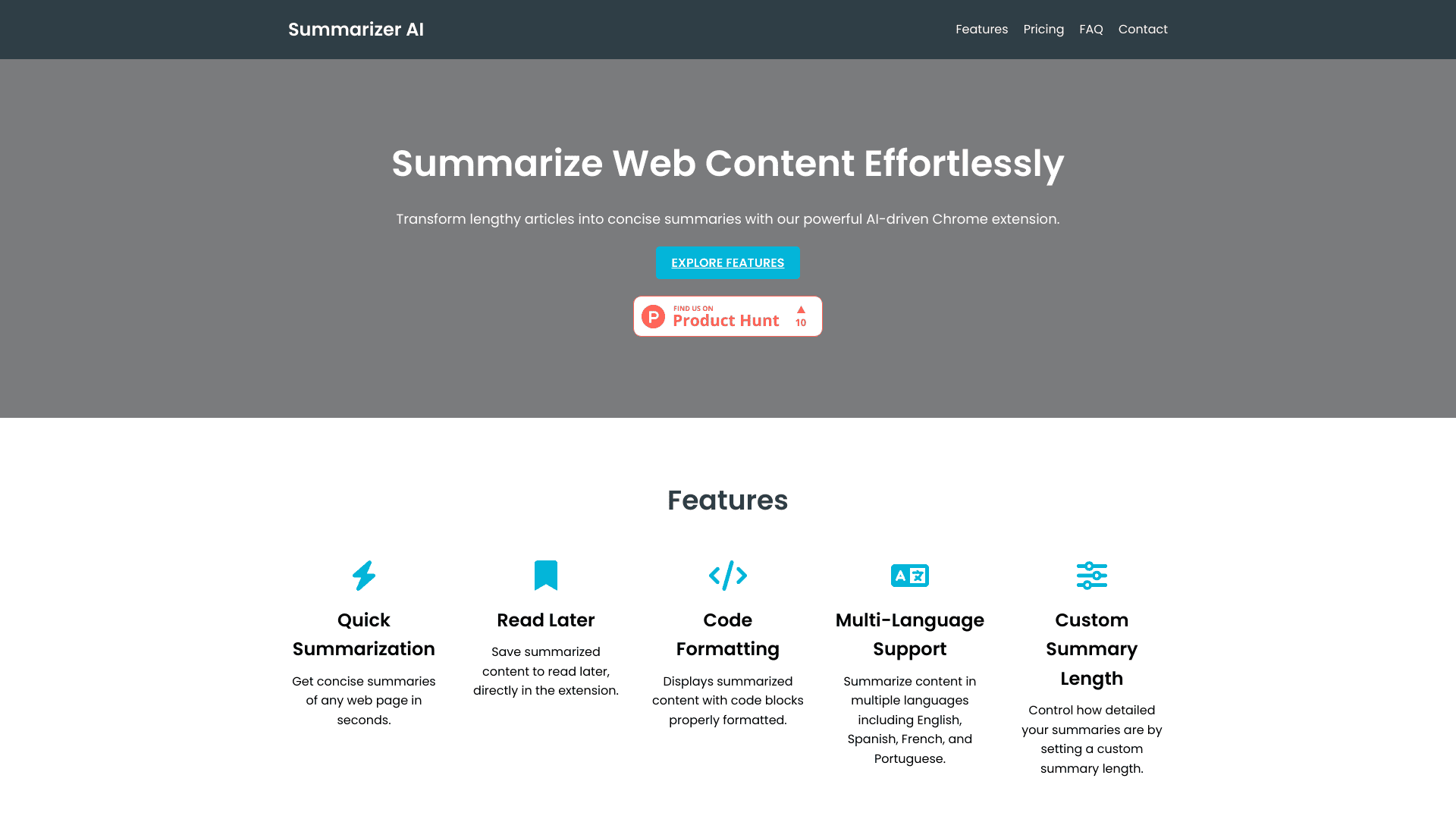 Summarizer AI | Turn Web Content into Quick Insights | Futureen