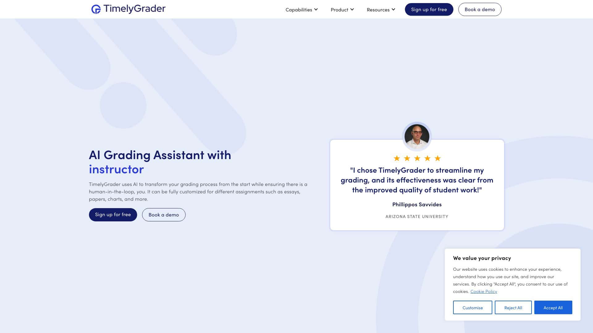 TimelyGrader | Upgrade Your Grading with AI Insights | Futureen