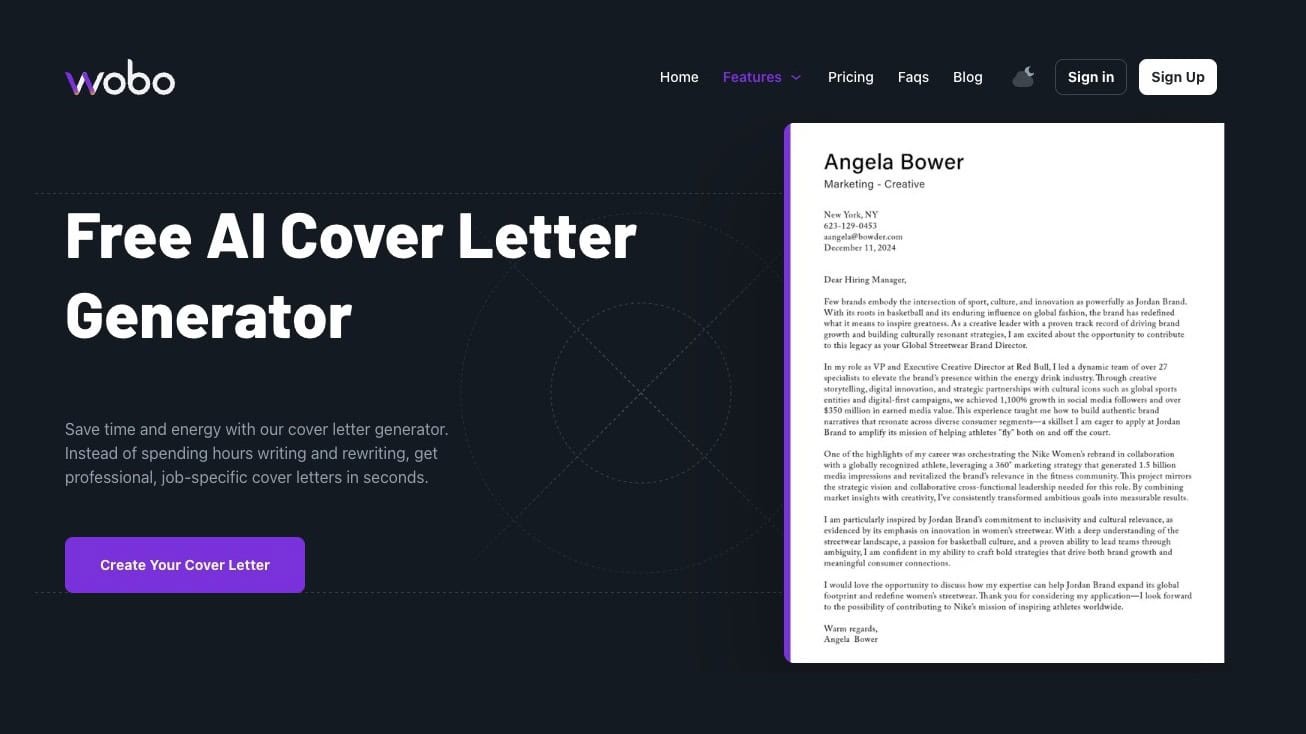 Wobo AI | Boost Your Job Applications Instantly | Futureen