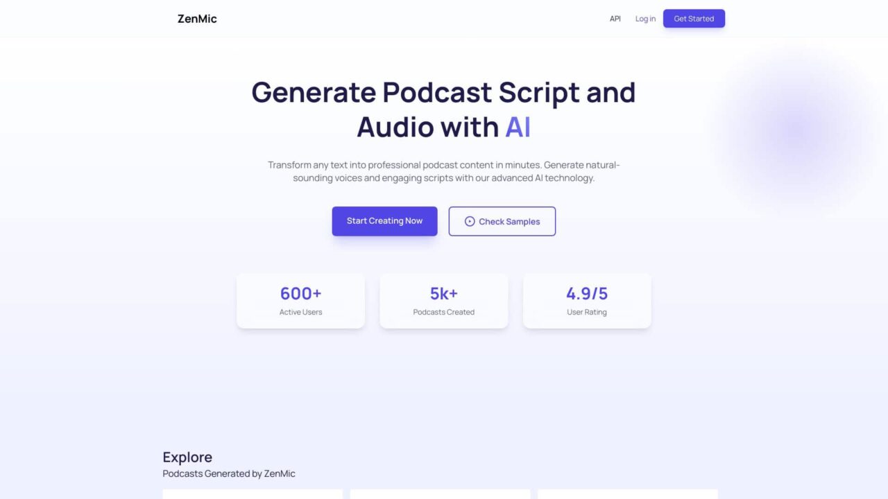 ZenMic | Turn Text into Engaging Audio | Futureen