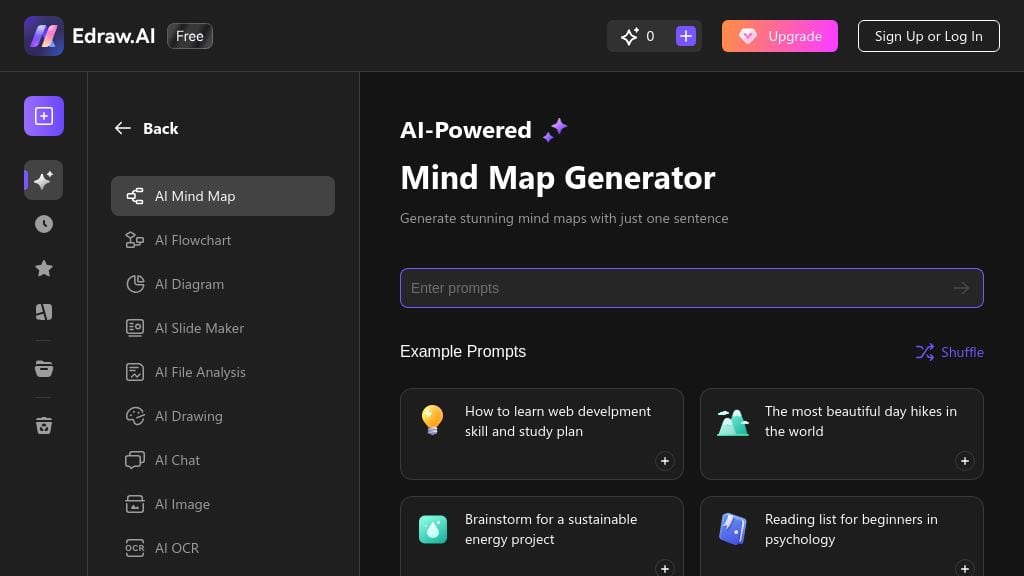 Edraw.AI | AI Mind Mapping & Document Analysis | Futureen