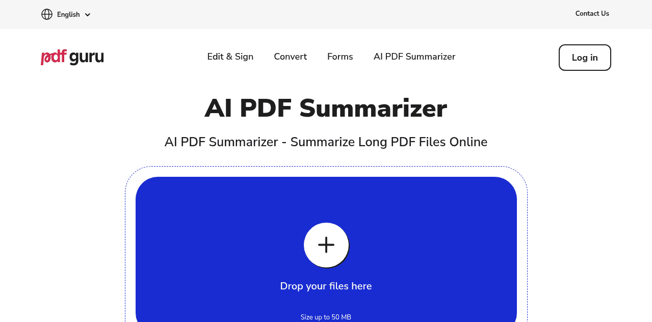 PDF Guru | AI PDF Summarizer - Summarize Lengthy PDFs Online | Futureen
