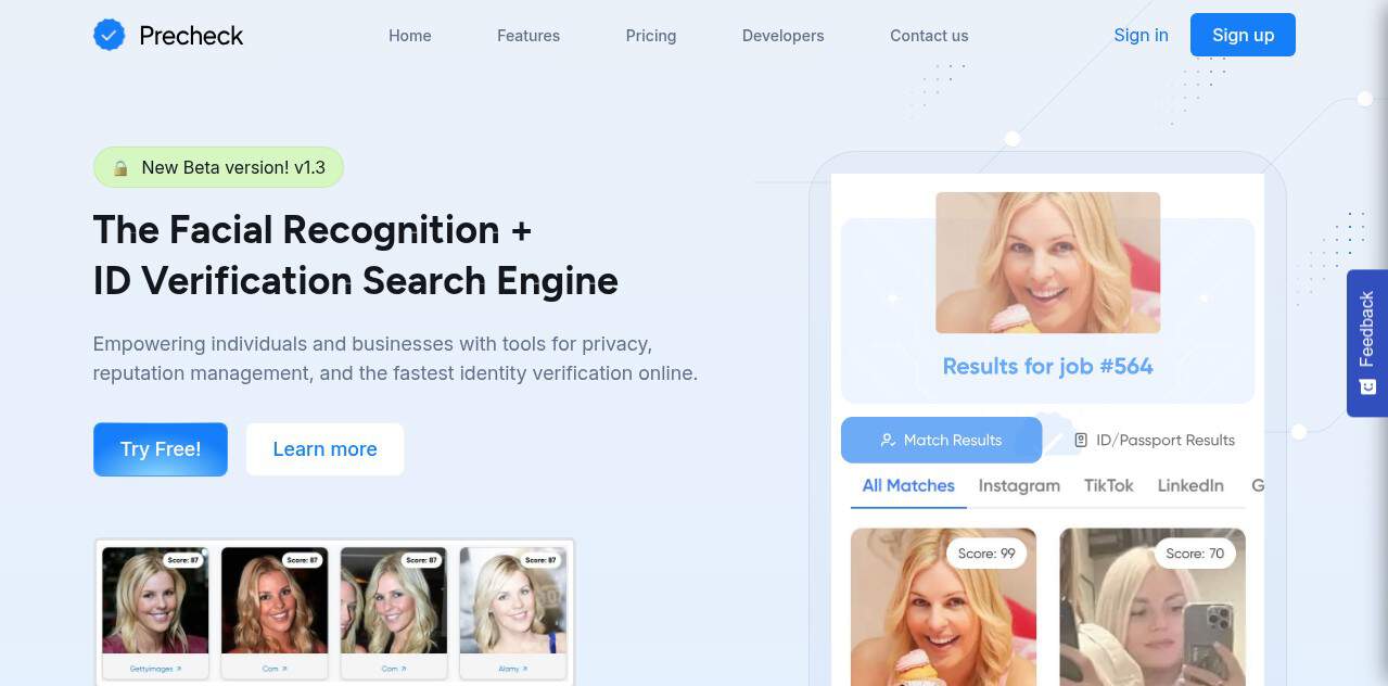 PreCheck.ai | Your Personal Web Sleuth | Futureen