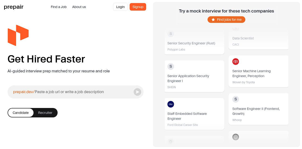 Prepair.dev | Boost Your Interview Abilities | Futureen