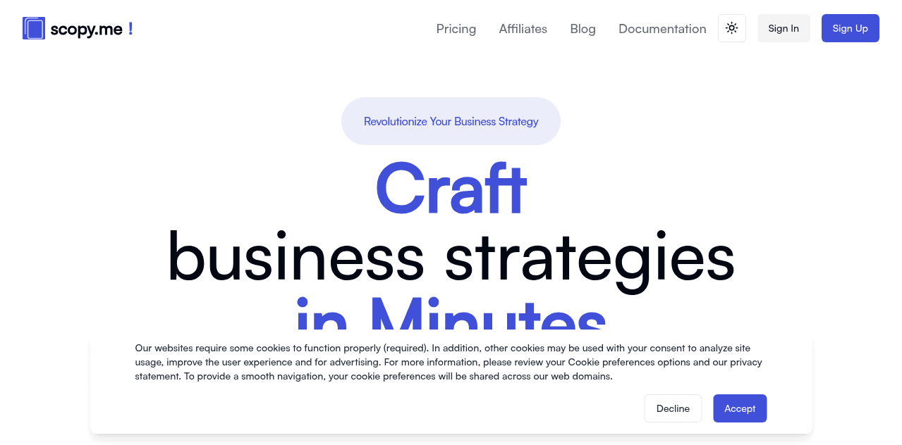 Scopy.me | Transform Your Strategy Approach | Futureen