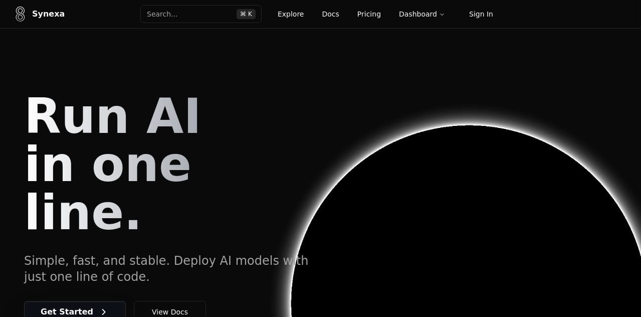 Synexa AI Model Integration | Streamline AI Deployment with One-Line Code | Futureen