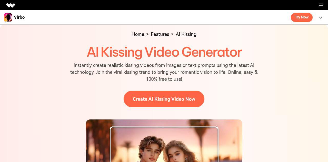 Virbo AI Kissing | Lifelike Kiss Videos with Advanced AI | Futureen