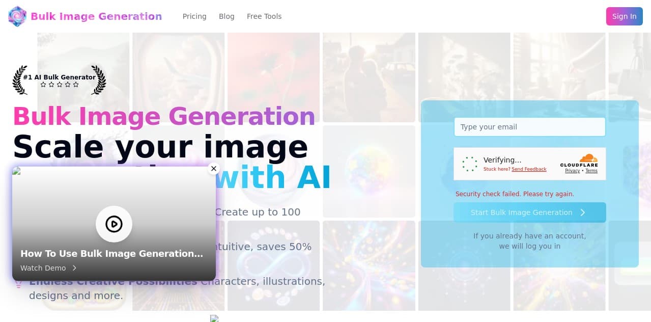Bulk Image Generator | AI Images in Seconds | Futureen